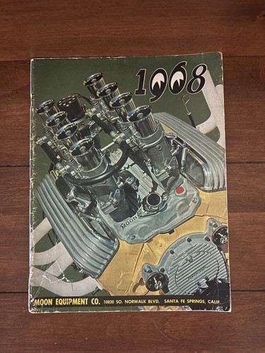 1968 MOONeyes CatAloG Vintage Drag Racing HOT ROD Custom speed moon ...