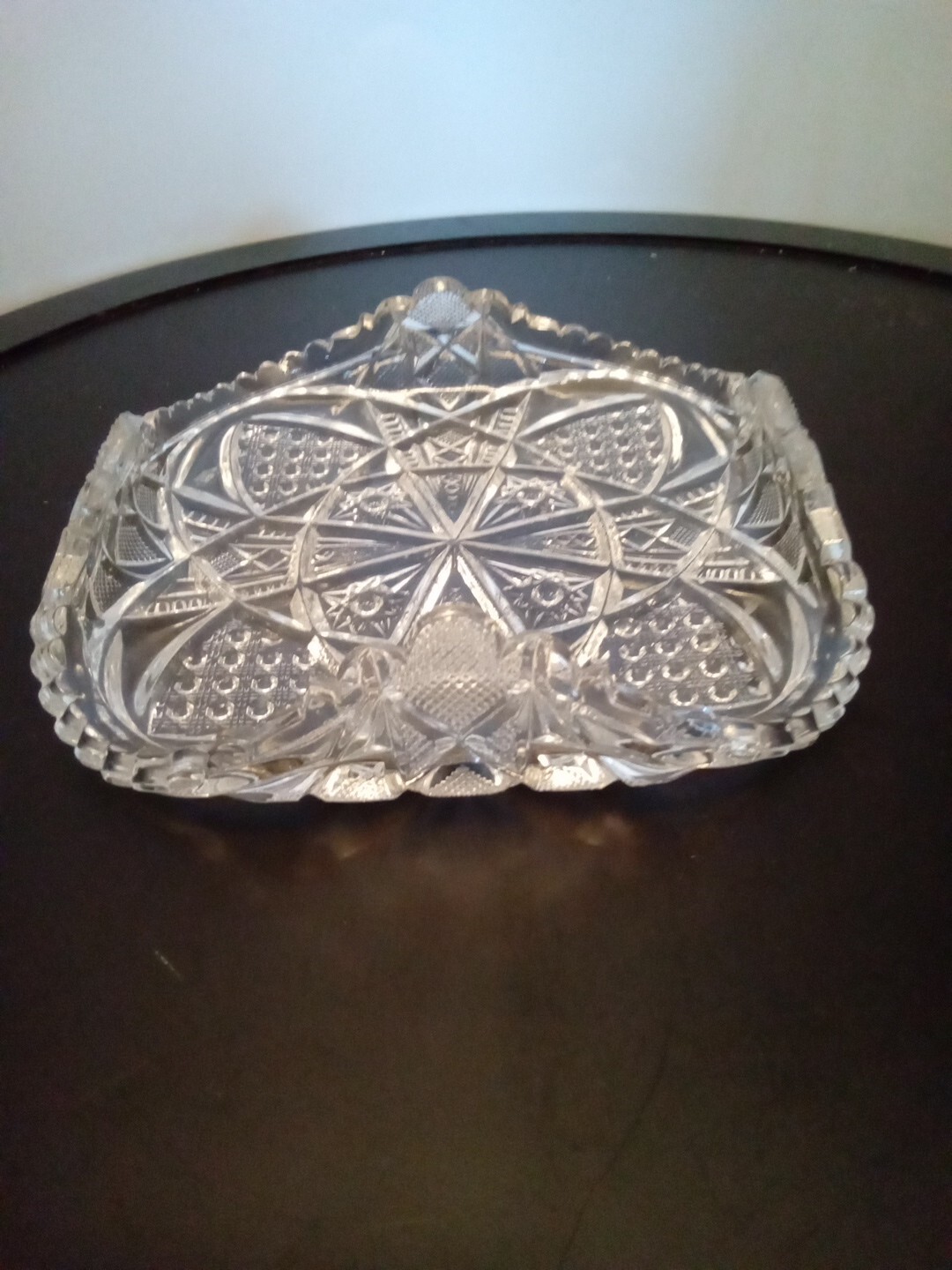 Antique EAPG square PLATE/DISH sunbeam Pattern McKee Bros 1898 EAPG ...