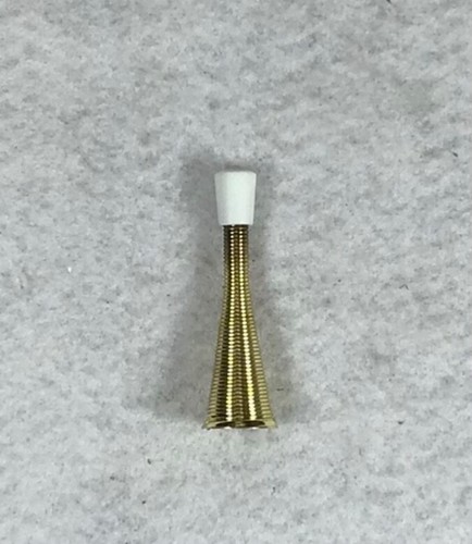 3" Door Spring Bumper w/ Rubber Tip & Hardware Gold Finish Stopper ...