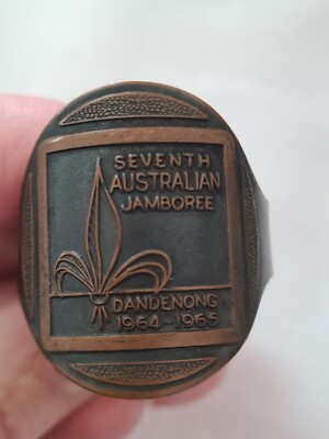 Vintage Australian Jamboree Dandenong 1964-1965 Woggle Copper | eBay