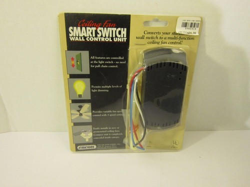 Ceiling Fan Smart Switch Wall Control Unit Encon Ind. Model EFS-1 NEW # ...
