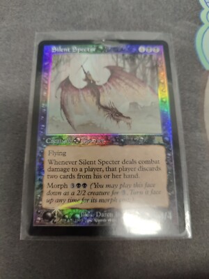 1x Foil Silent Specter Magic The Gathering Rare | eBay