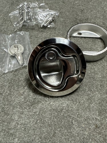 NEW SOUTHCO FLUSH MOUNT LOCKING BOAT COVER COMPRESSION LATCH (2) KEYS ...