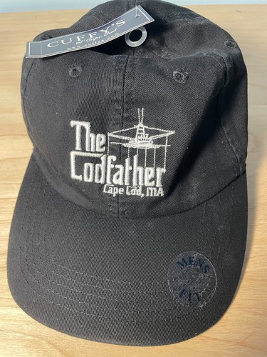 NWT Cuffy's Cape Cod Cap Codfather Black Adjustable | eBay