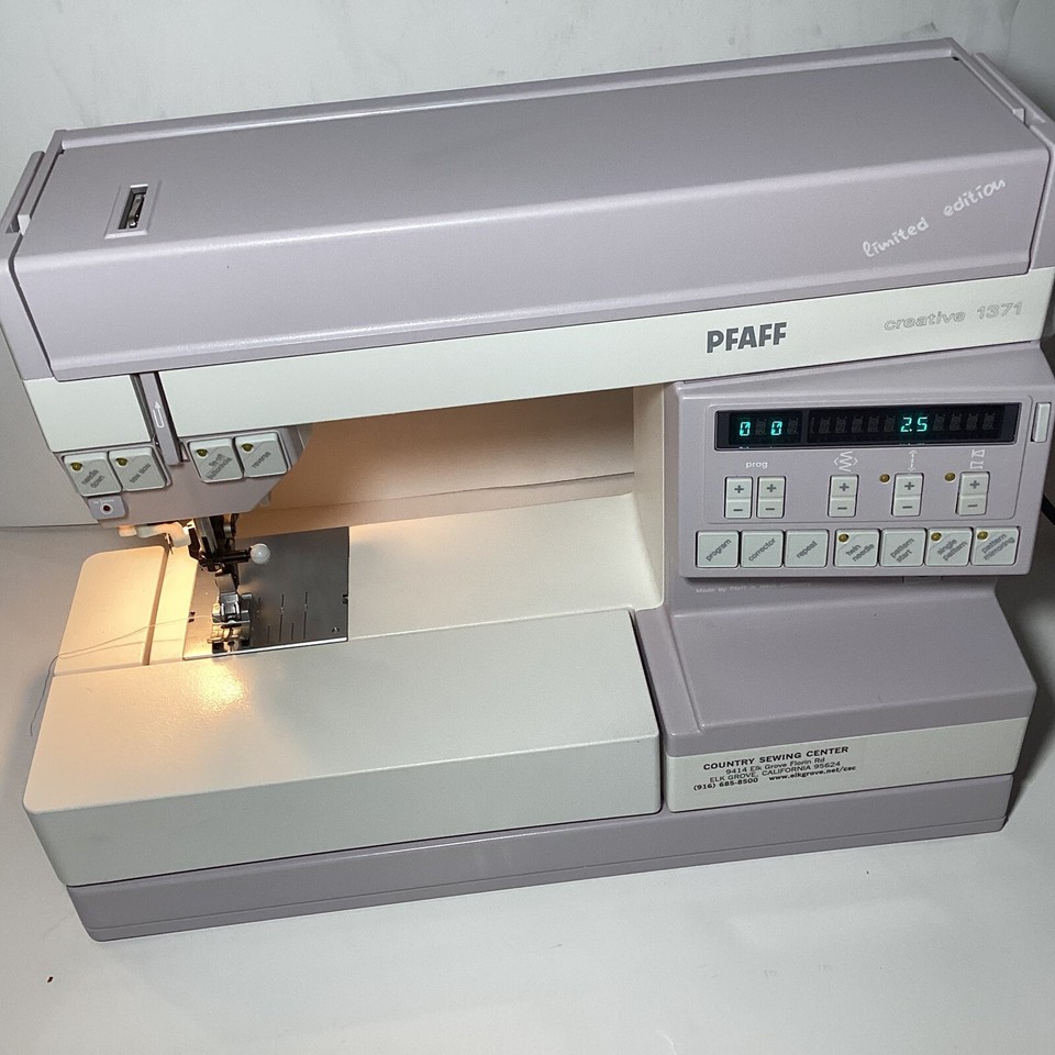 Pfaff Creative 1371 Limited Edition Sewing Machine Untested | eBay