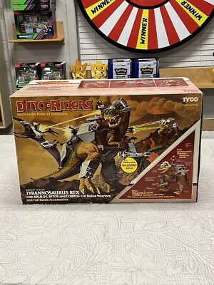 Dino Riders T-Rex Sealed Tyco MISB Tyrannosaurus Rex Complete 1988 RARE ...