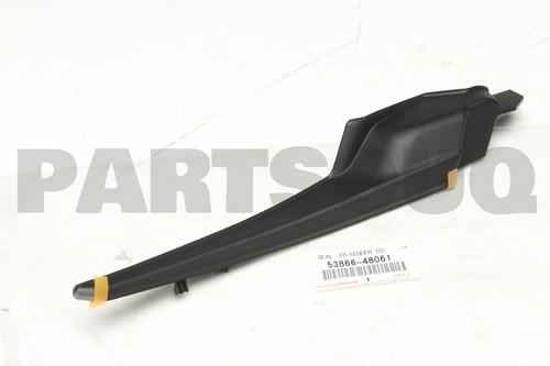 5386648061 Genuine Toyota SEAL, FRONT FENDER TO COWL SIDE, RH 53866 ...