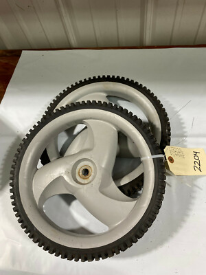 Craftsman Husqvarna Rear Wheel SET (gray) 532433121 532433097 ...