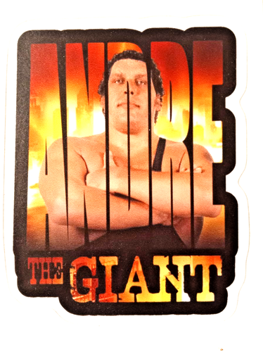 Andrew The Giant Sticker WWF | eBay