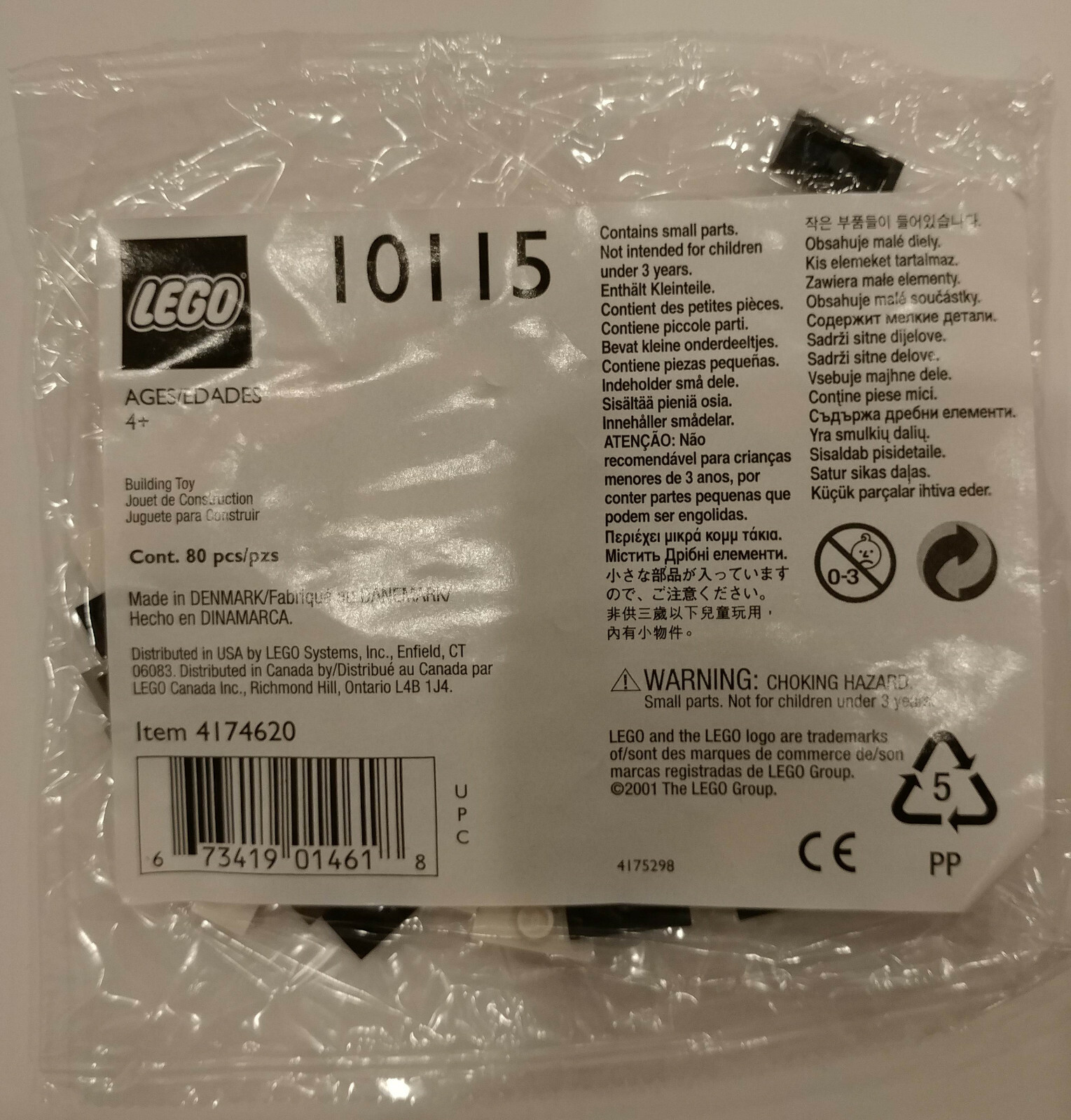 LEGO 3794 3794a 10115 Bulk Lot 80x 1x2 Plate Center Stud Black Grey ...