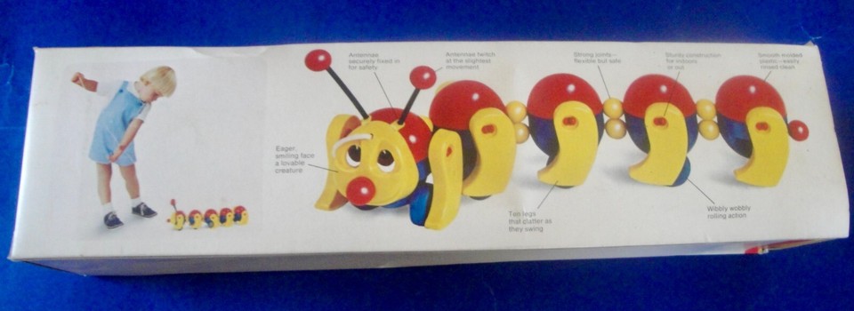NIB Knickerbocker, The Clatterpillar Pull Toy | eBay
