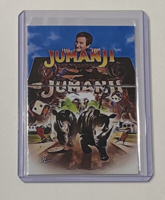 Jumanji Limited Edition Artist Signed Robin Williams Trading Card 2/10 ...