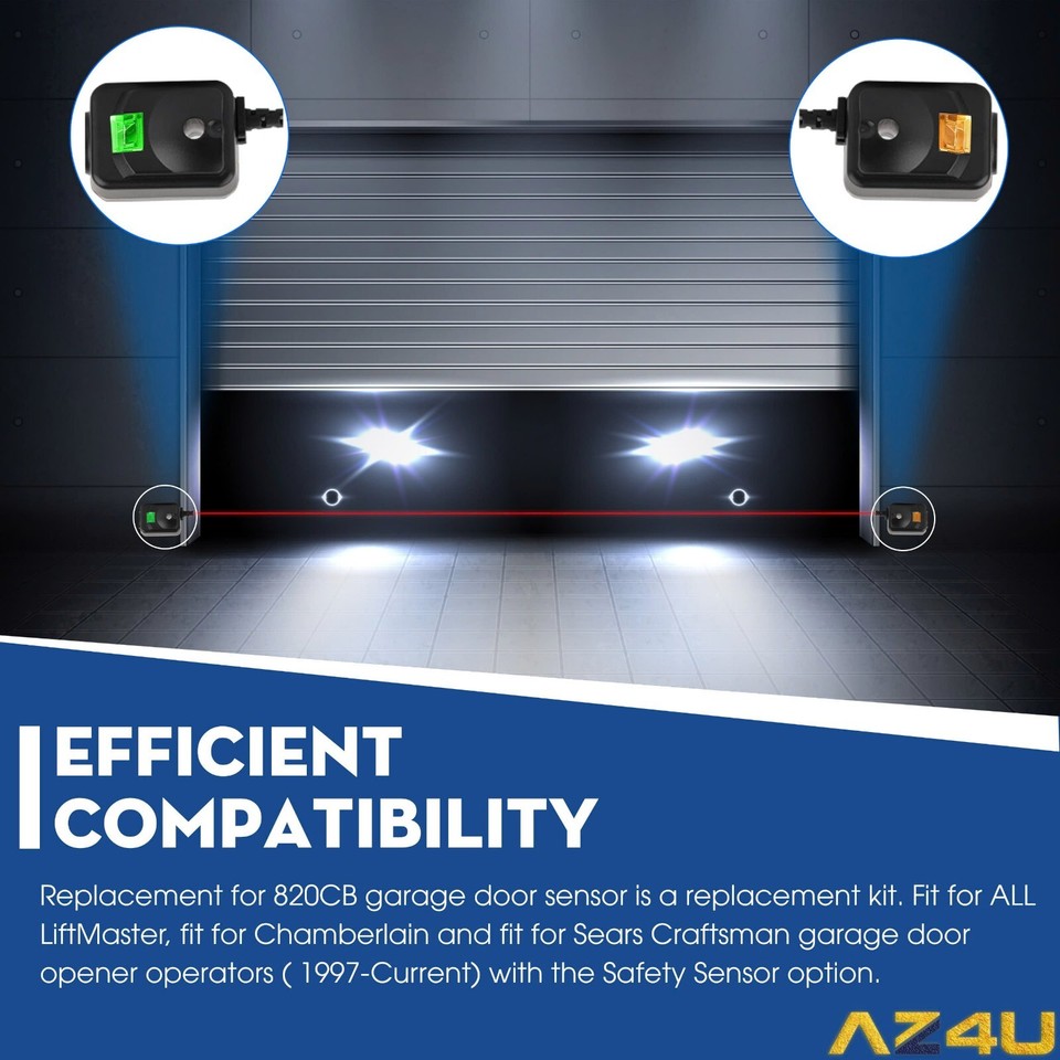 Chamberlain Garage Door Opener Safety Sensors LiftMaster Craftsman ...