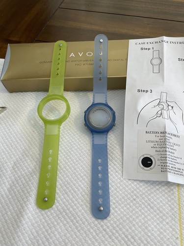 Avon Vintage 2000 Convertible Band Watch w Easy to Read Digital Face | eBay