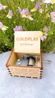 Coldplay Yellow Wooden Music Box - Customizable | eBay