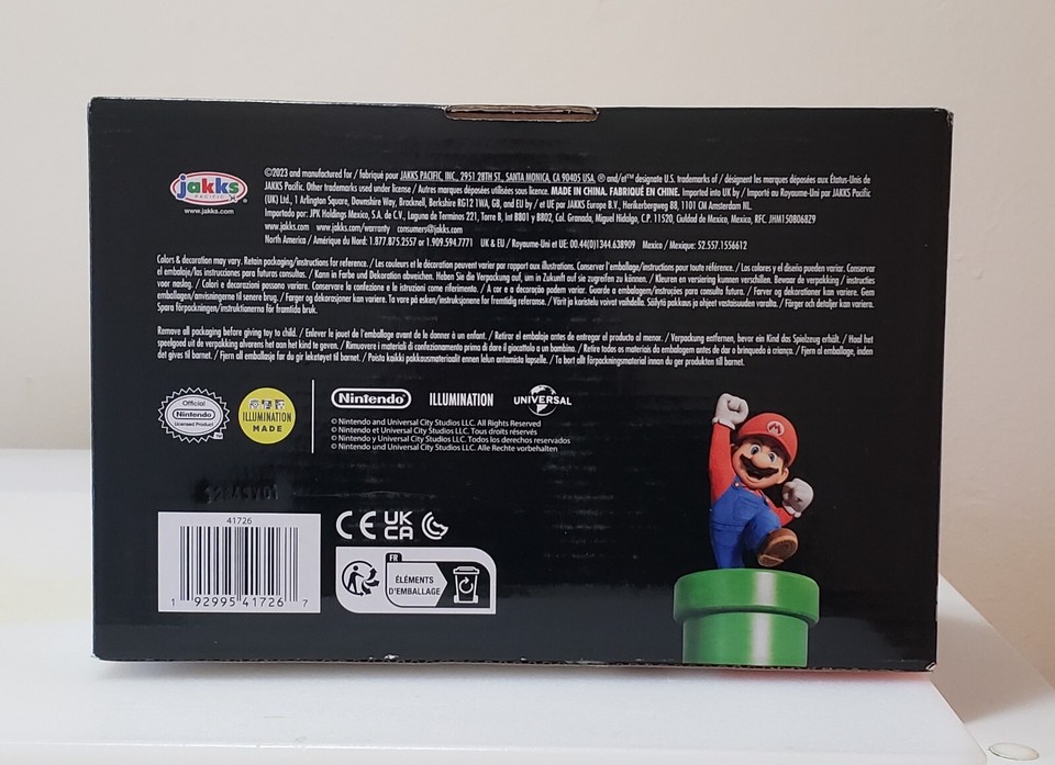 The Super Mario Brothers Movie 14" Poseable Articulable Toy w/ Hot ...