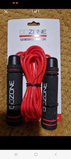 Gozone 1lb Weighted Skipping Rope Jump Rope | eBay