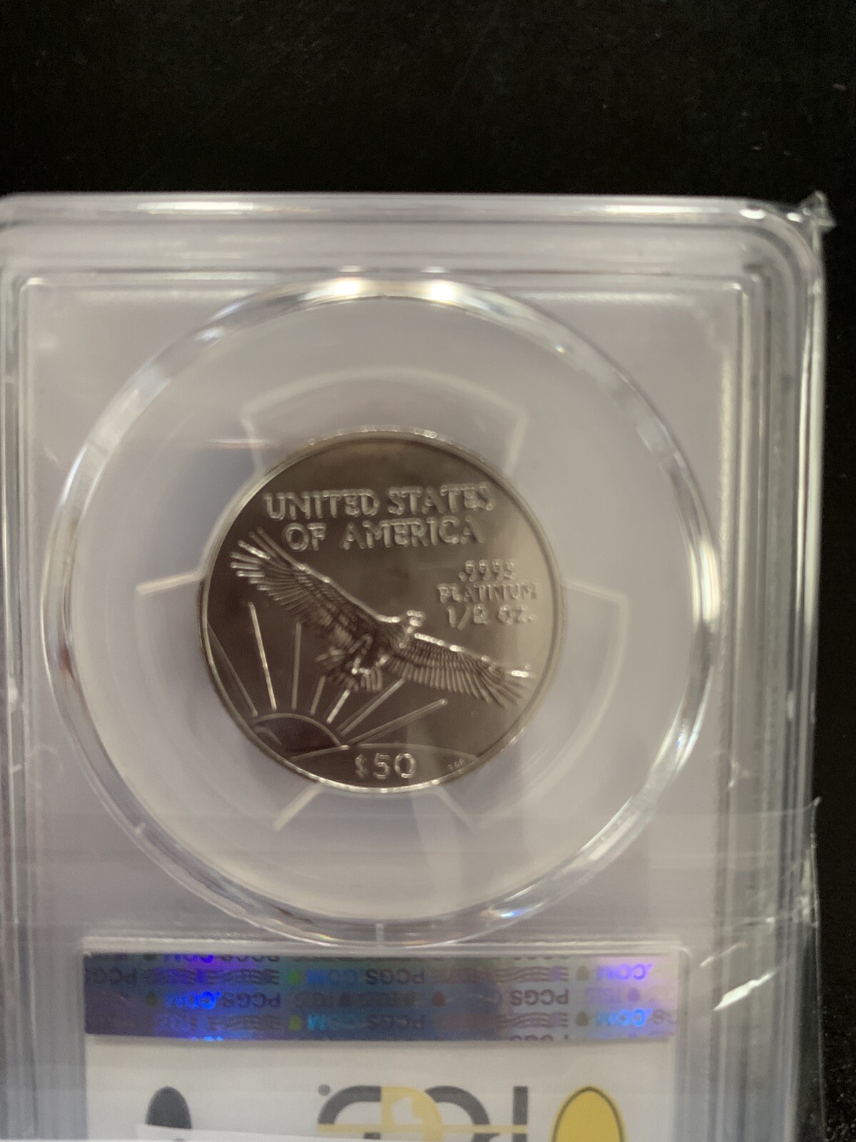 1999- $50 Platinum Eagle Coin -MS 68 -PCGS Gold Shield- Eagle-RARE- | eBay