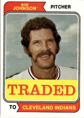 1974 Topps Bob Johnson Baseball Card Cleveland Indians #269T | eBay