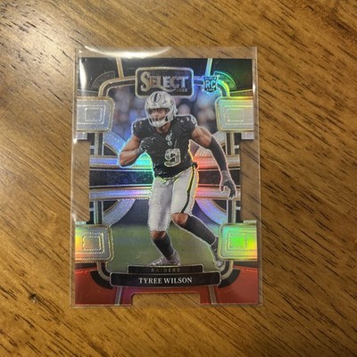 Tyree Wilson Rookie 2023 Panini Select Die Cut Black & Red Prizm | eBay