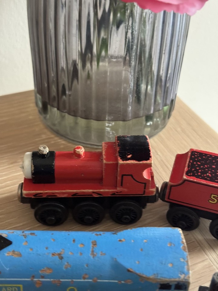 Vintage Brio Trains & Carriages Wooden Trains Wooden Train Track Train ...