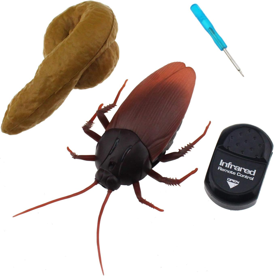 Tipmant RC Cockroach Roach Remote Control Insect Car Realistic Animal ...