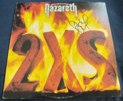 Pete Agnew Nazareth 2XS Hard rock Reggae Auto LP Vinyl © 1982 w/COA | eBay
