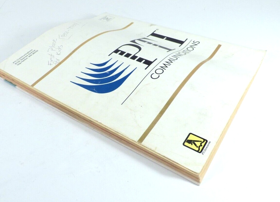 1994 to 1995 September Gig Harbor Key Peninsula WA Phone Book White ...