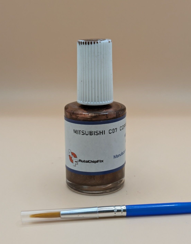 For Mitsubishi Code C07 Copper Radiant Touch Up Paint +Free Fine Tip ...