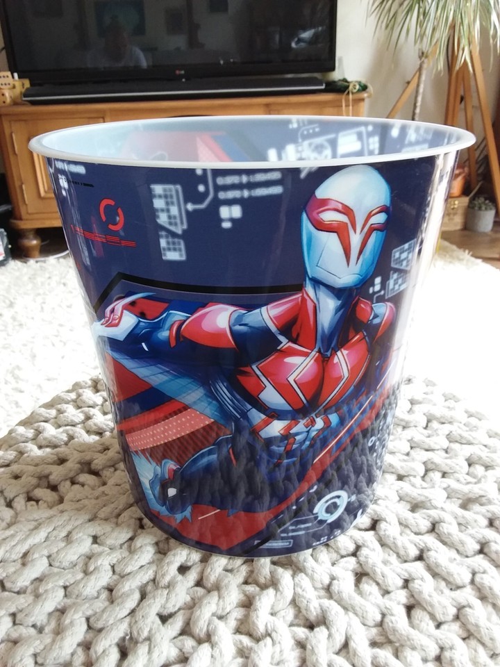 SPIDER-MAN ~ Waste Bin or Large Popcorn Holder / Bucket - Movie Night ...