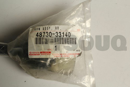 4873033140 Genuine Toyota ARM ASSY, REAR SUSPENSION, NO.2 RH 48730 ...