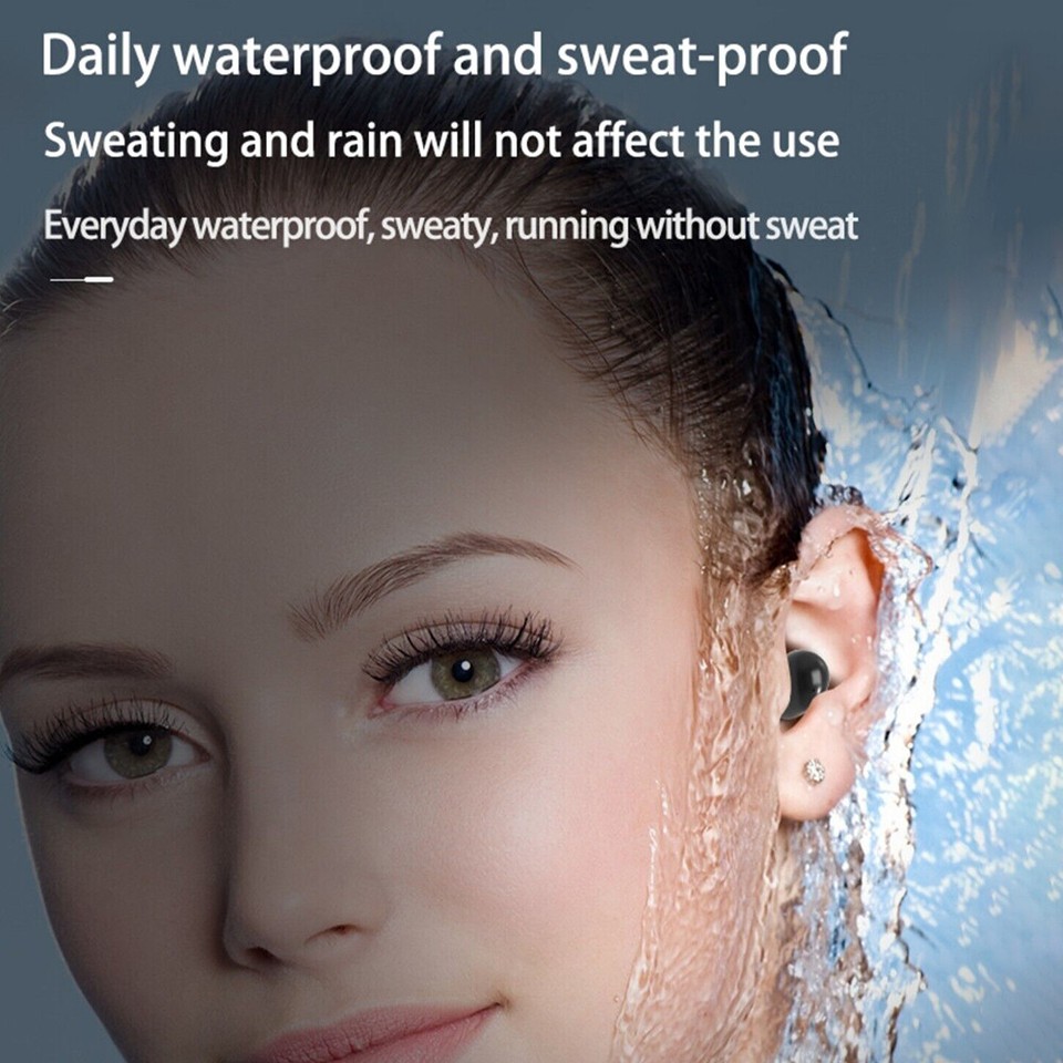 2023 Invisible Sleep Earbuds Bluetooth Headset TWS 5.3 Sports Wireless ...