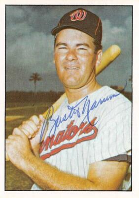Buster Narum autographed Baseball Card (Washington Senators, 67) 1978 ...