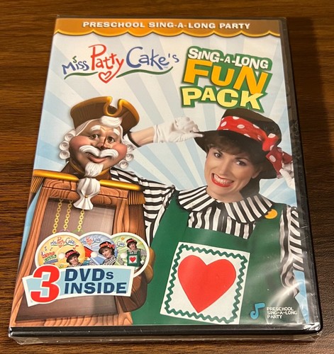 Miss Patty Cake - Miss Patty Cakes Sing-a-Long Fun Pack (DVD, 2007, 3 ...