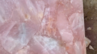 Rose Quartz Countertop Slab / Pink Rose Quartz Table / Rose Quartz ...