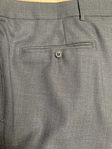 SLACKS 53 X 31 1/2 MEN’S DRESS BLUE NON-PLEATED SEPARATES by CORBIN | eBay