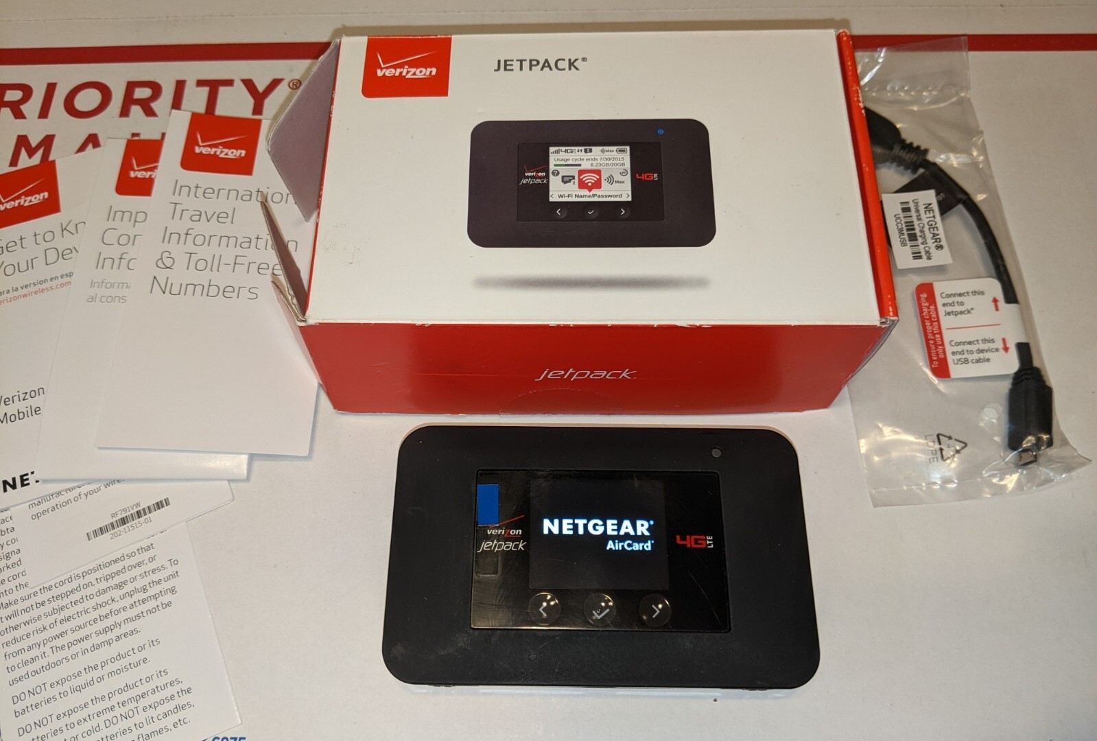 Verizon MiFi 791l 4g LTE Wireless Jetpack Ac791l for sale online | eBay