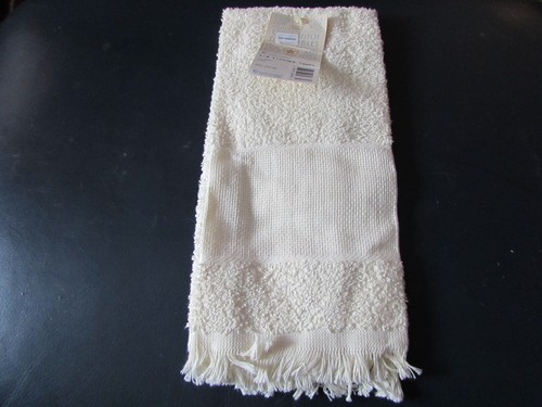 Counted Cross Stitch Kitchen Towel New with Tags Color Ecru | eBay