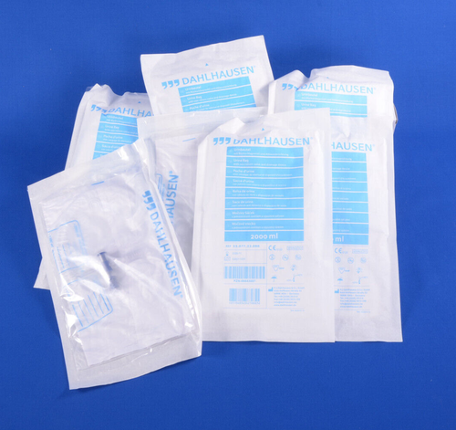 50 Pièce Stériles Sachet à Urine 2000 ML, 90cm Tuyau T-Tab , Bettbeutel ...