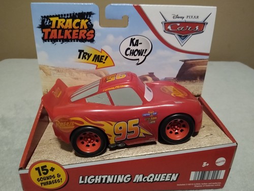 Disney Pixar Cars Track Talkers Lightning McQueen Vehicle Talking Toy ...