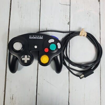 Nintendo GameCube Controller Black Original OEM Genuine Authentic DOL ...