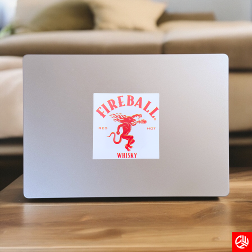 Fireball Whiskey Sticker ~ Water Bottle ~ Laptop ~ Tumbler ~ Vinyl ...