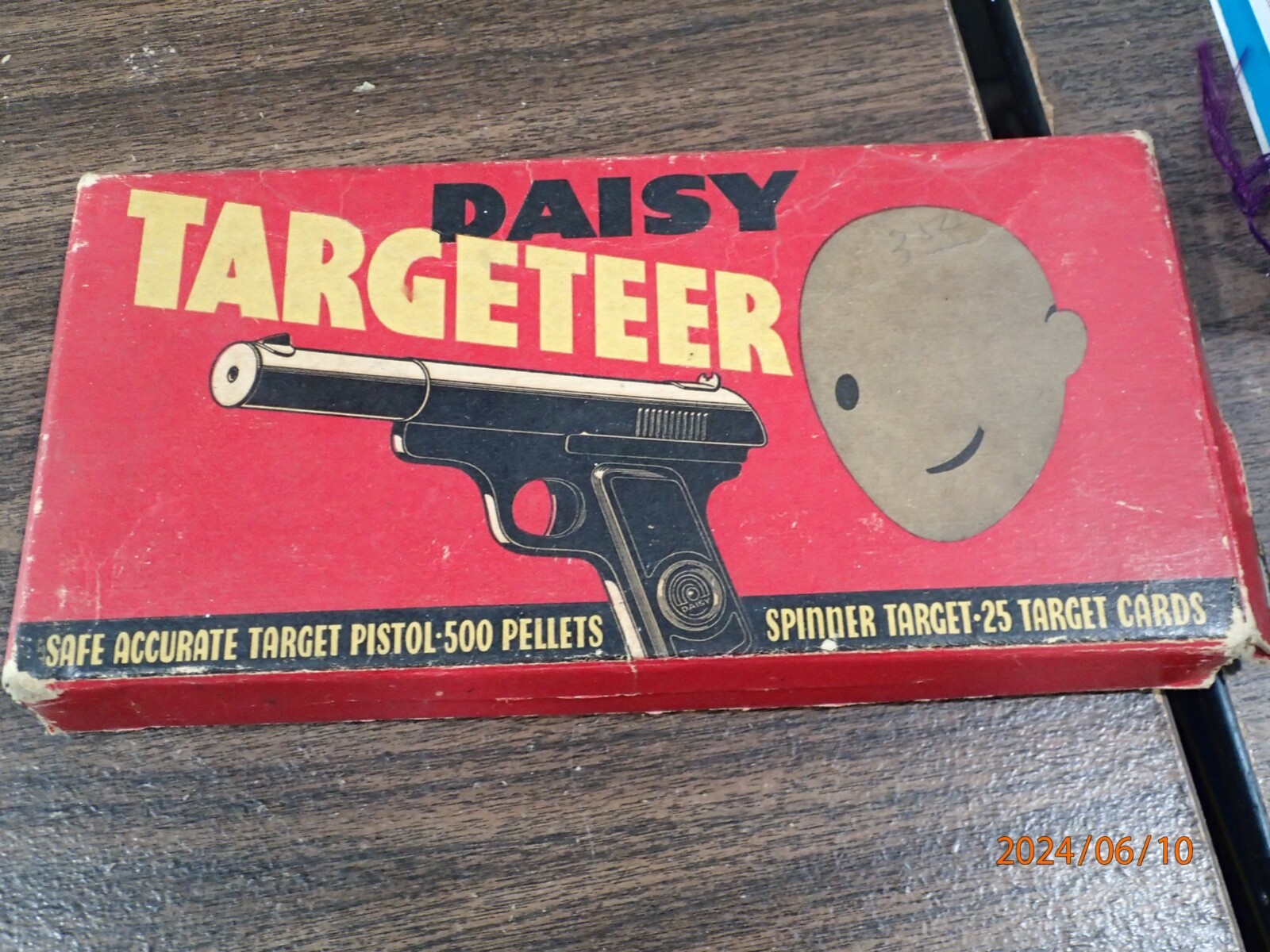 Vintage 1930s Daisy Targeteer Original Box Targets Metal Spinner Target ...