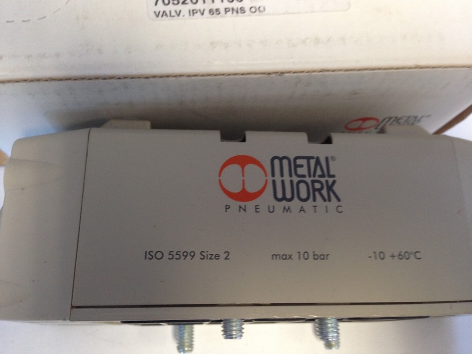 new METAL WORK 7052011100 PNEUMATIC MANIFOLD VALVE, SIZE 2, IPV 65 PNS ...