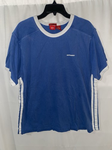 Vintage MOSSIMO Blue Ringer T Shirt Mens XL Skater Y2K | eBay