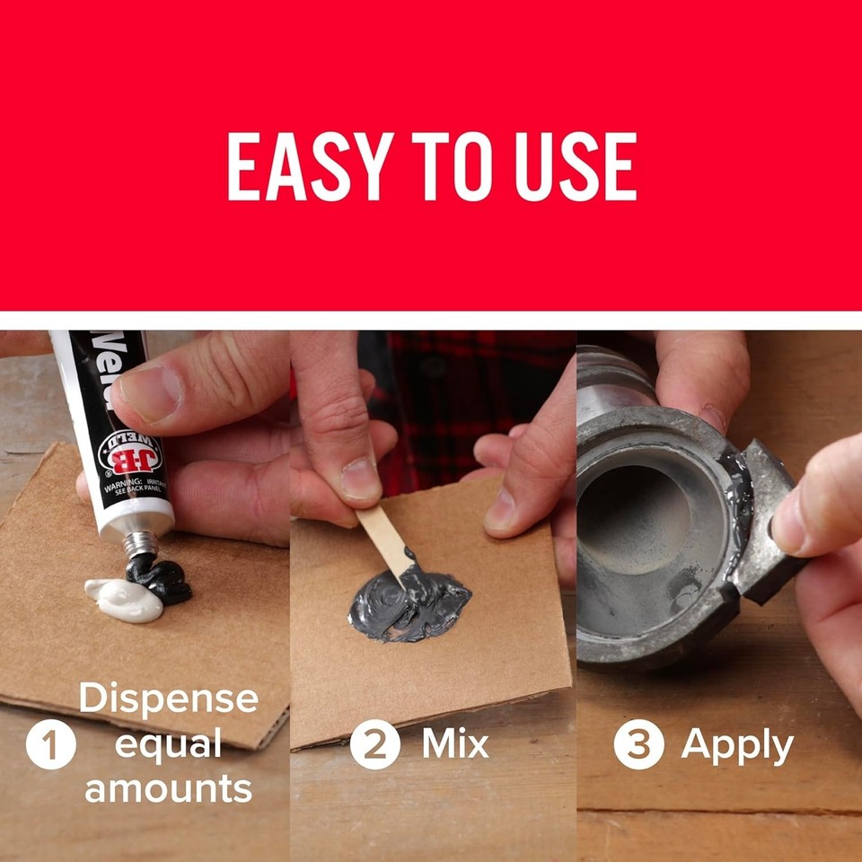 Strongest Metal Steel Aluminum Bond Adhesive Cold Weld Reinforced Epoxy ...