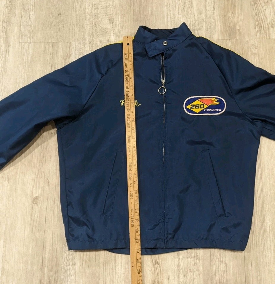 Vintage 60s Sunoco 260 Powered Chainstitch Racing Jacket Mens Medium ...