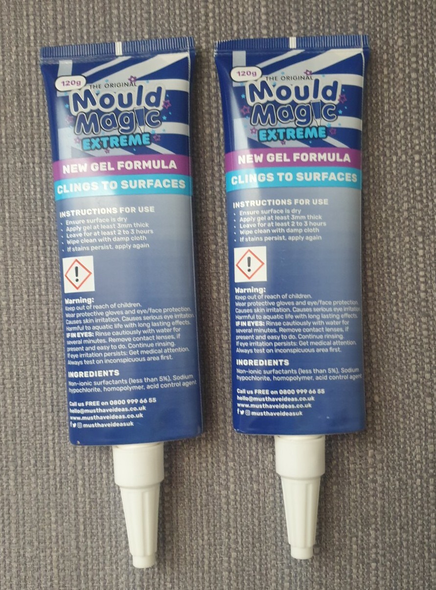 2 Pack - Mould Magic Extreme Original 120g Tube Kills All Mould Types ...