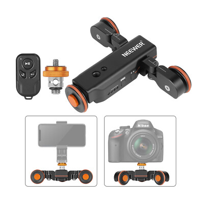 Neewer Remote Control Motorized Camera Video Dolly Electric Track ...