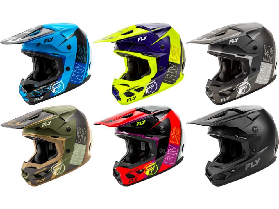 Fly Racing Kinetic Rally Helmet Motocross Adult & Youth Sizes MX ATV ...